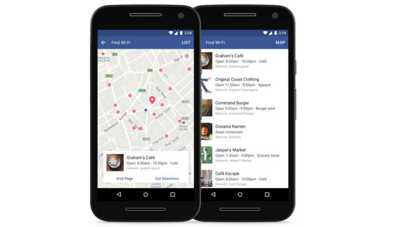 Now you can Find Wi-Fi globally using the Facebook app