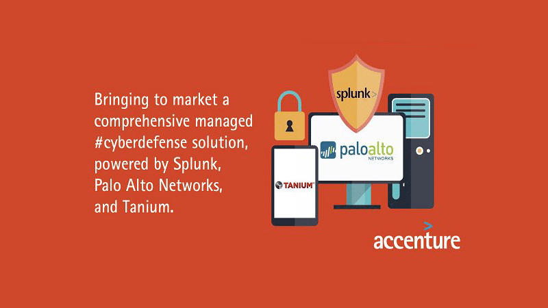 Accenture, Splunk, Palo Alto Networks, Tanium to offer cybersecurity