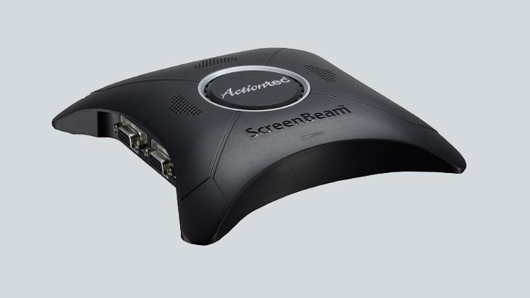 With ScreenBeam project presentations on displays wirelessly